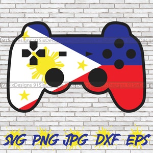 Filipino Flag SVG, Filipino Art Video Game Controller Sun Philippines ...