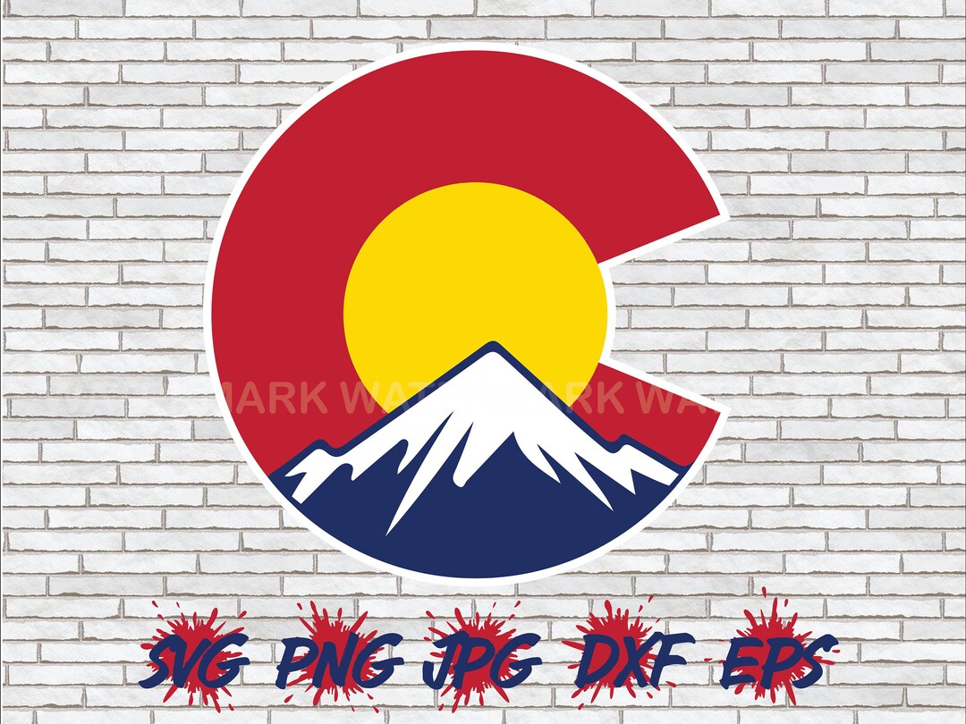 Colorado SVG, Colorado Flag SVG, Rocky Mountain Vector File, Print ...