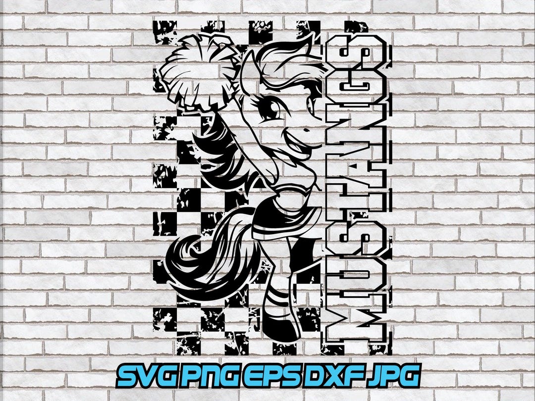 Mustangs Cheer Svg, Cheer Png, Mustangs Mascot, Mustang Football ...