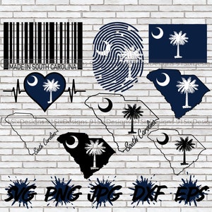 South Carolina SVG, South Carolina PNG - Etsy
