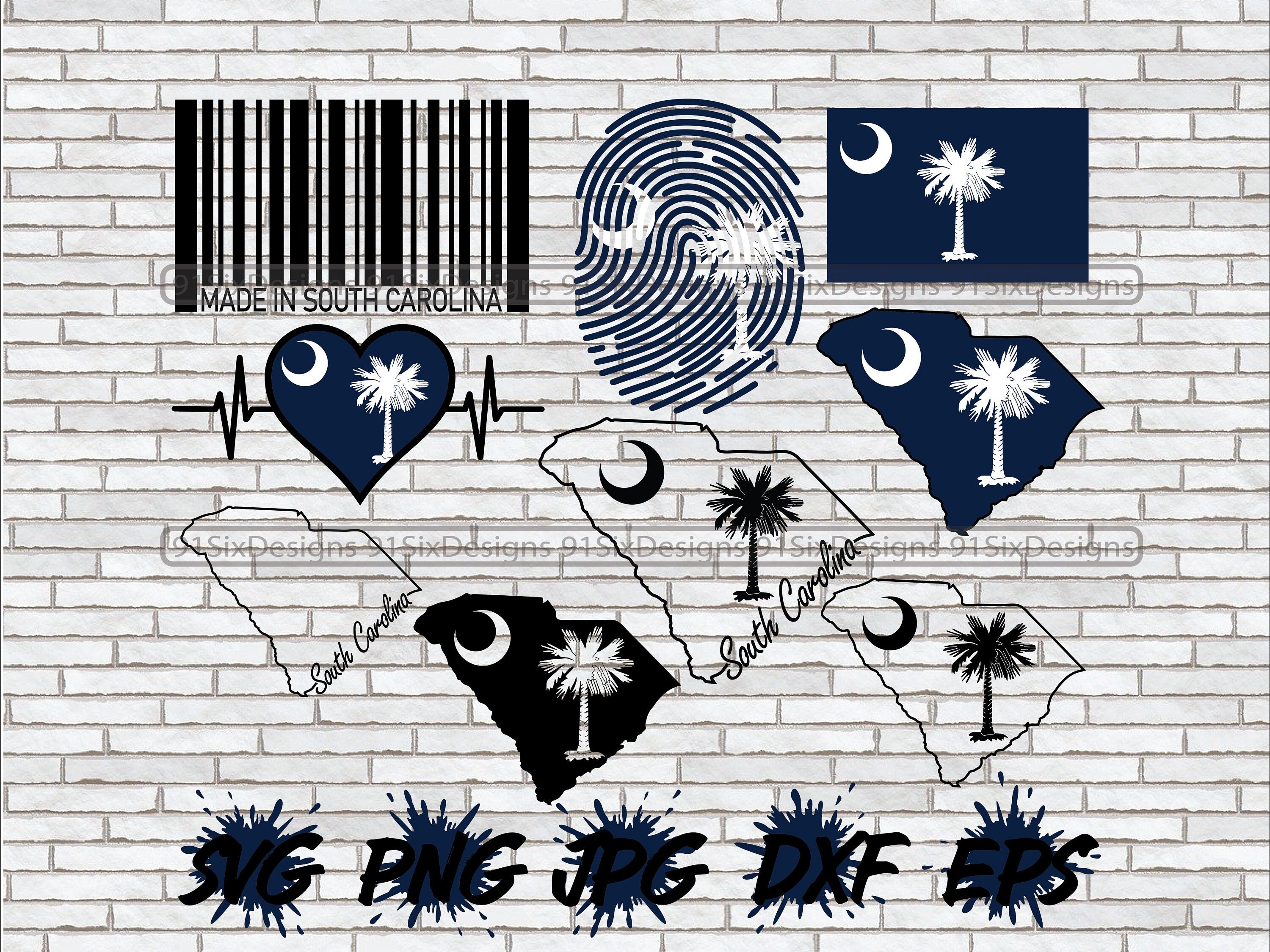 South Carolina SVG, South Carolina PNG - Etsy