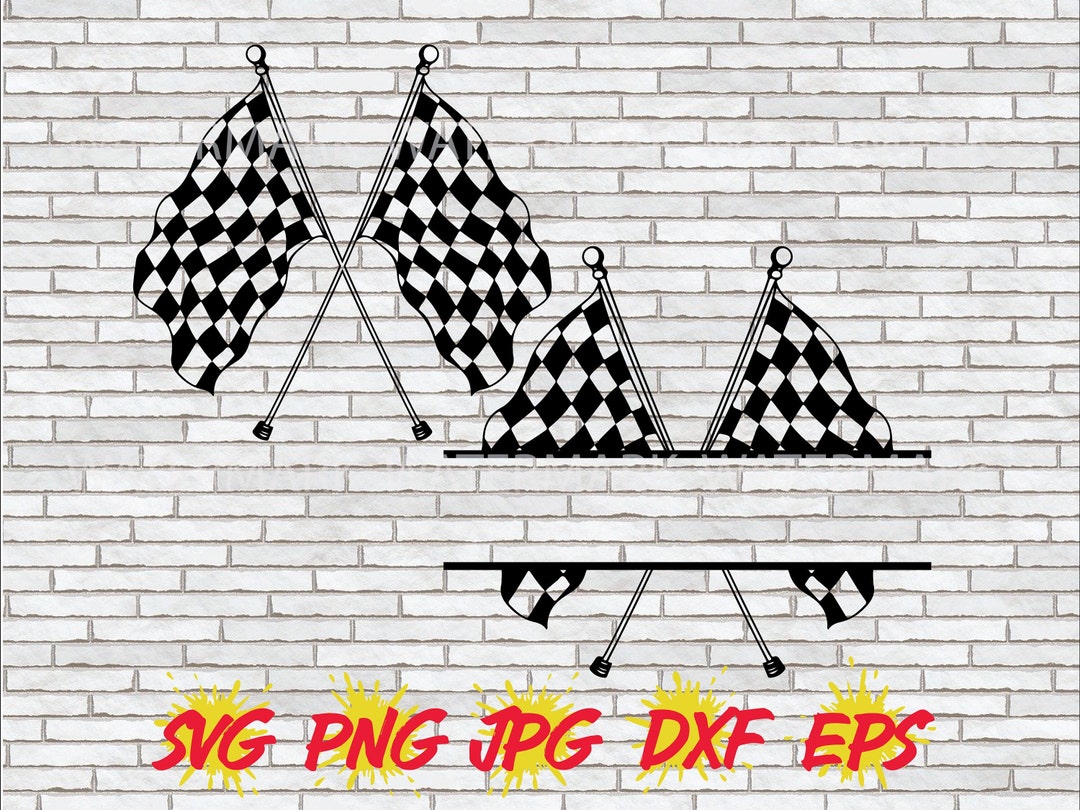 Racing Flag SVG, Racing Flags Monogram, Race Car Checkered Flag Shirt ...