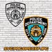 NYC Police Svg, New York PD, NYPD Png, Badge, Digital Download Clipart ...