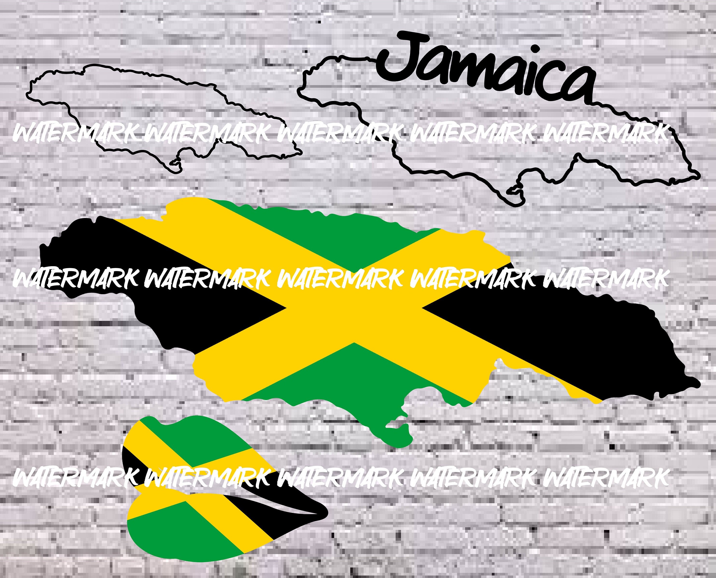 Jamaica SVG Design Bundle, Jamaica Flag Vector Art, Shirt Designs PNG ...