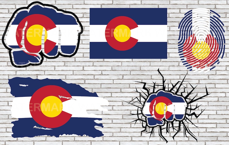 Colorado SVG Bundle, Colorado Flag SVG Files, Colorado Mountain Clipart ...