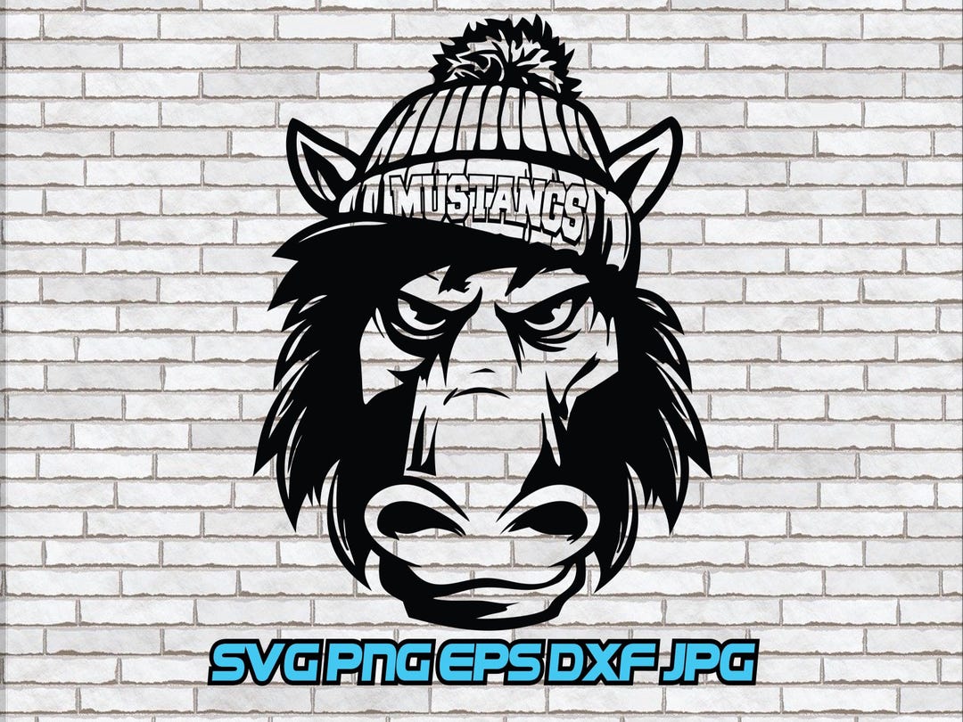 Mustangs Svg, Mustangs Png, Mascot Sublimation, Digital Download ...