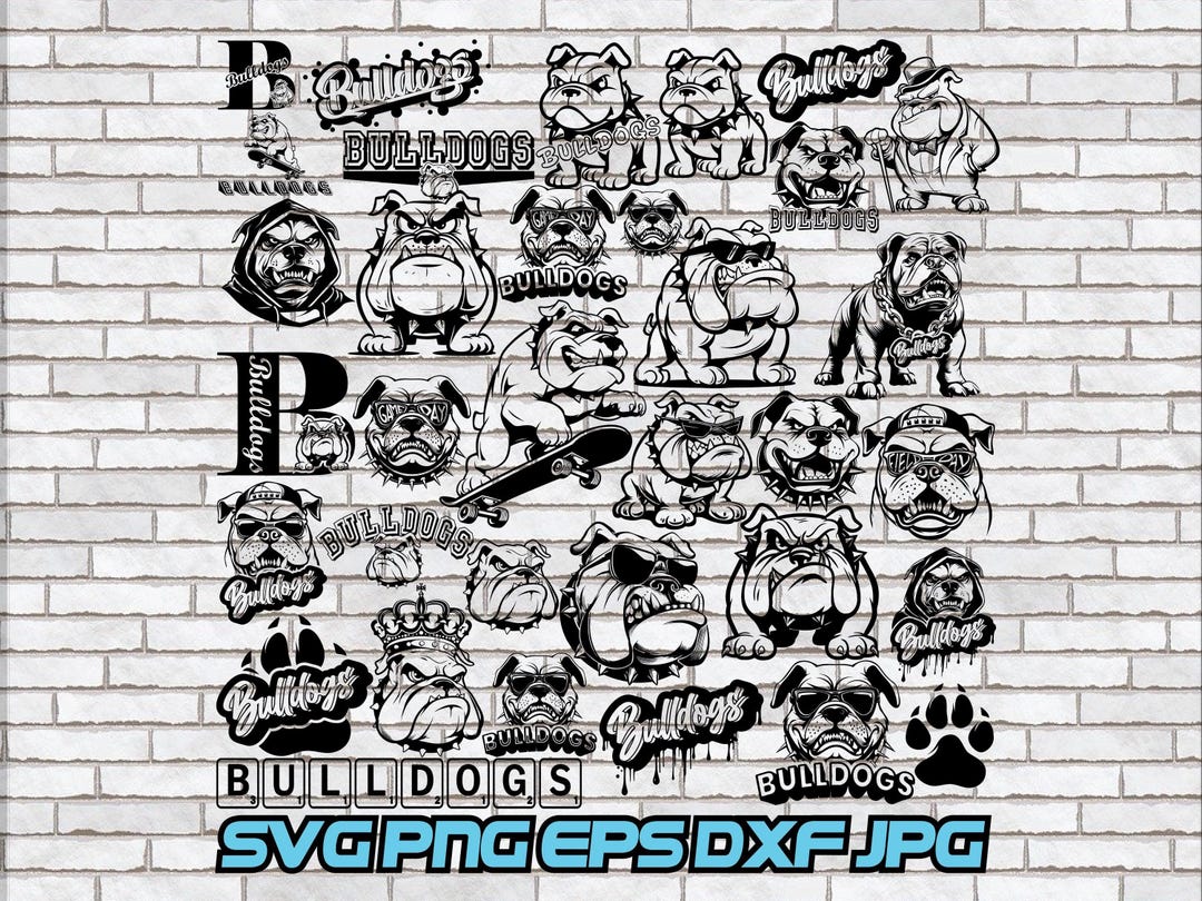 Bulldogs Game Day, Bulldogs Svg, Bulldogs Png, Bulldog School Mascot ...
