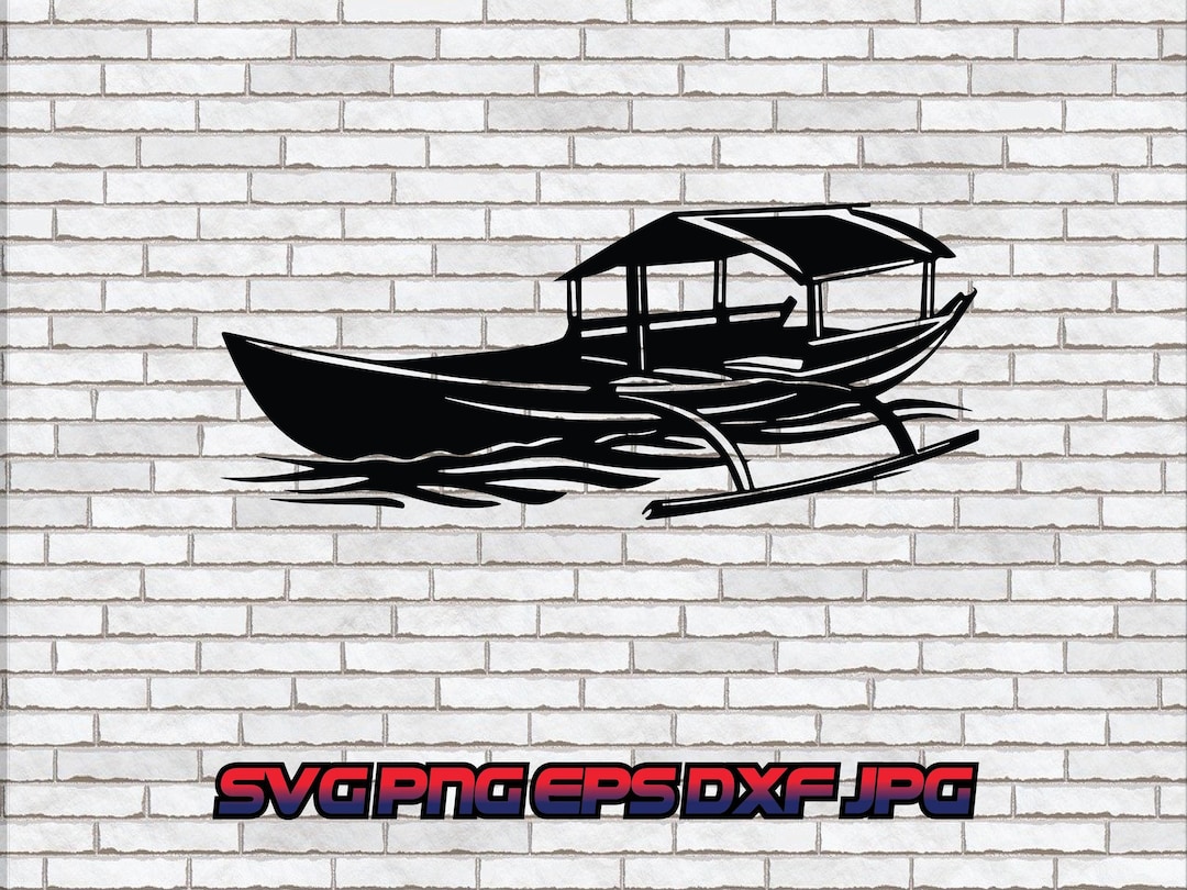 Boat SVG, Filipino Bangka, Filipina Philippines Vector Clipart Download ...