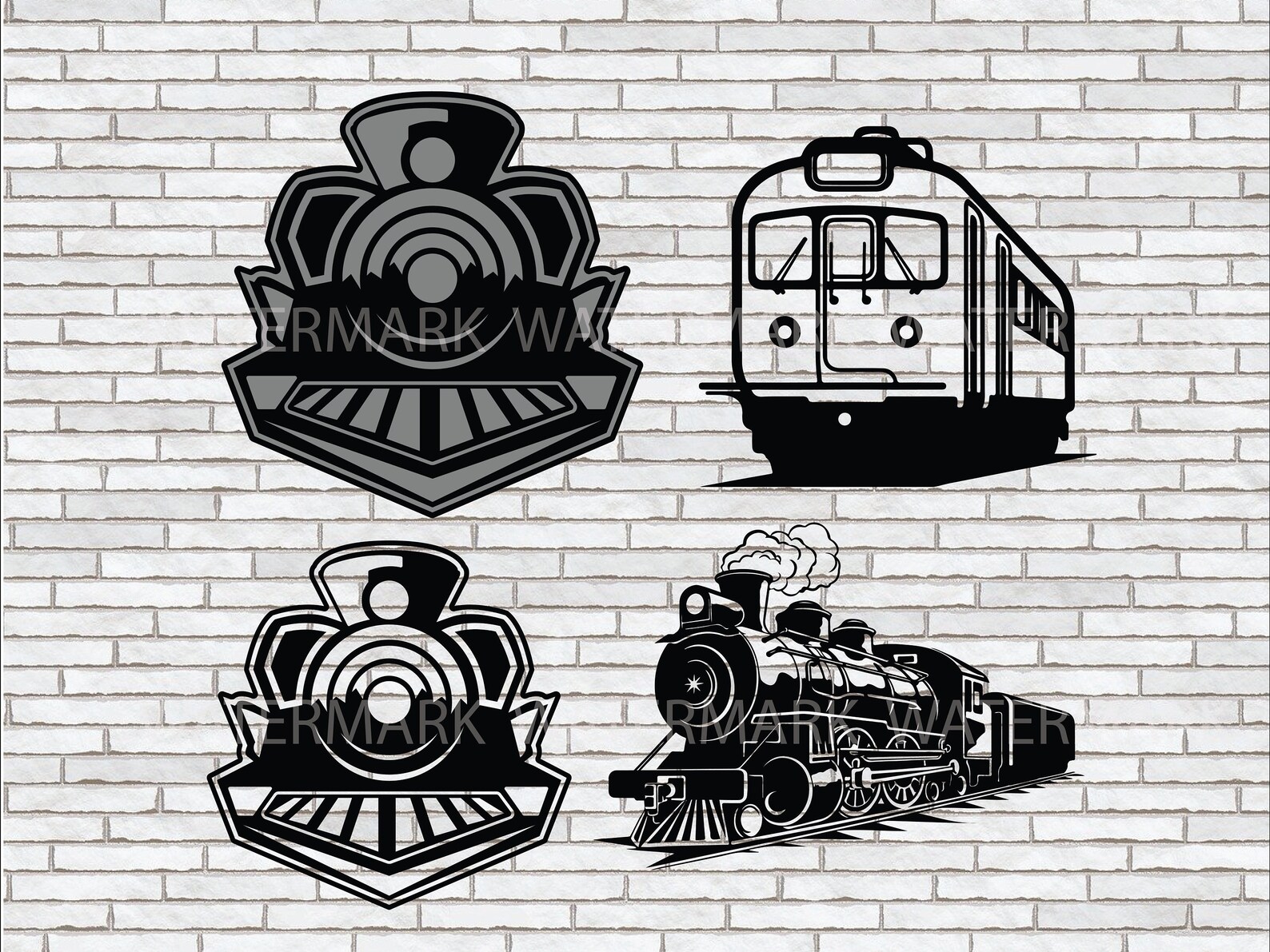 Train Railroad SVG, SVG Design Bundle, Railroad Crossing Sign, Train ...