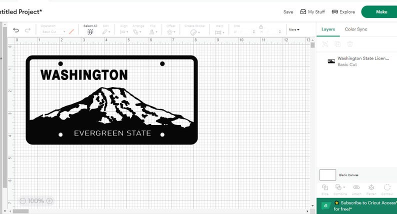Washington State License Plate SVG, Washington SVG, License Plate PNG ...