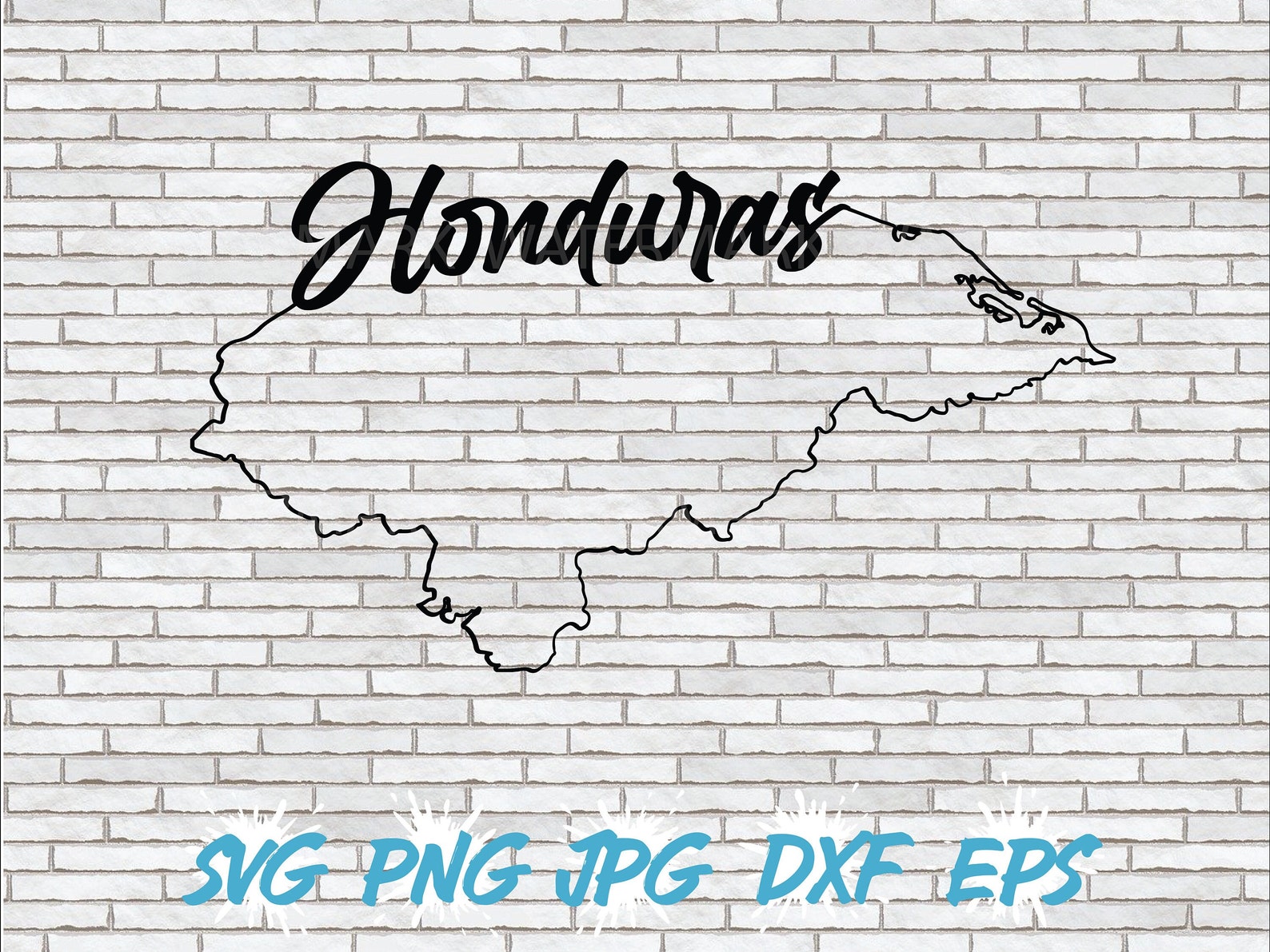 Honduras Map SVG, Honduras SVG, Honduras PNG, Honduras Flag Cut File ...