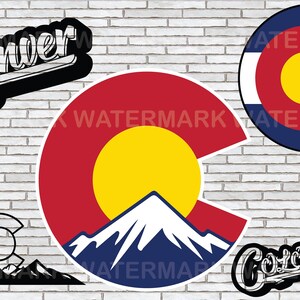 Colorado SVG Bundle, Colorado Flag SVG Files, Colorado Mountain Clipart ...