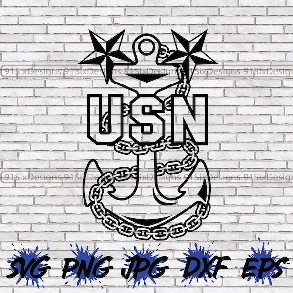 Navy Chief Anchor - Etsy