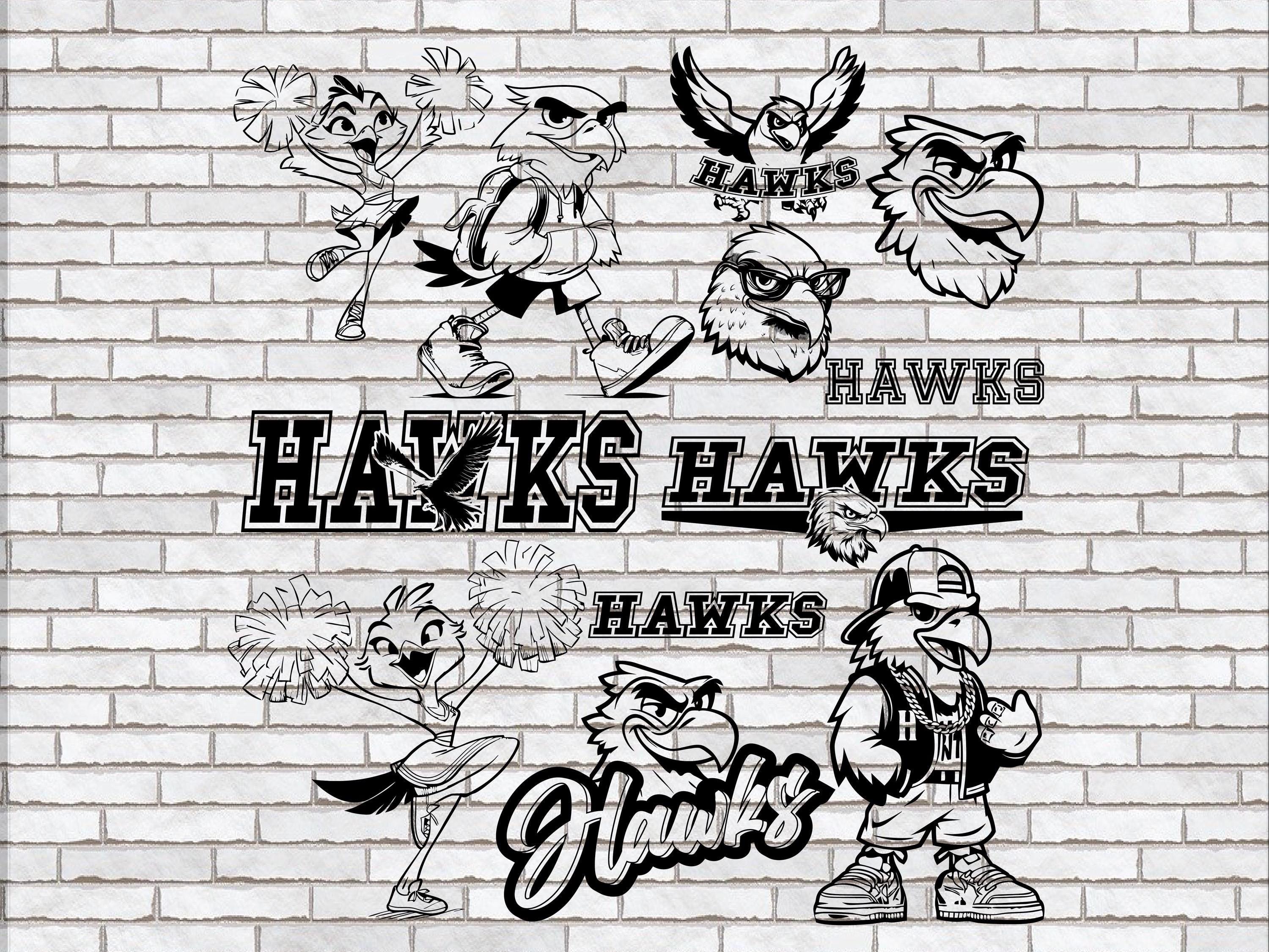 Hawks Gameday, Hawks Svg, Hawks Png, Hawk Sublimation, Hawk Digital ...