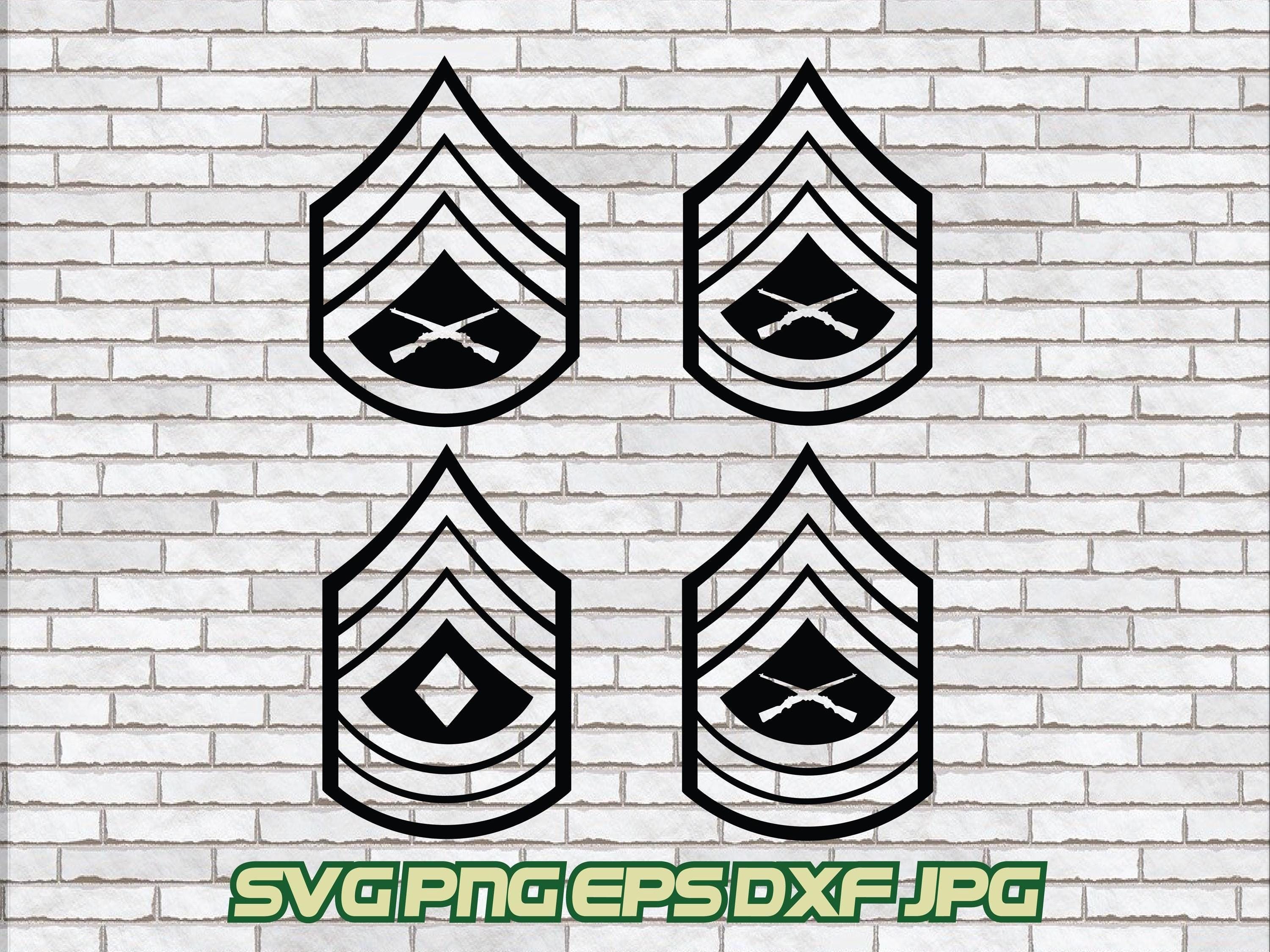 Marines Svg, Enlisted Rankings Png Insignia, USMC Corps Eagle Globe ...