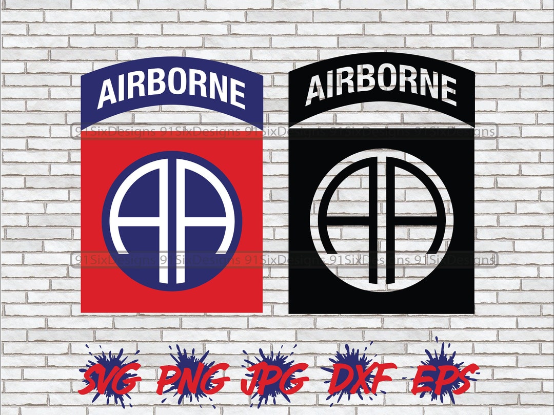 82nd Airborne SVG, US Army Cut File, Division, Americas Guard of Honor ...