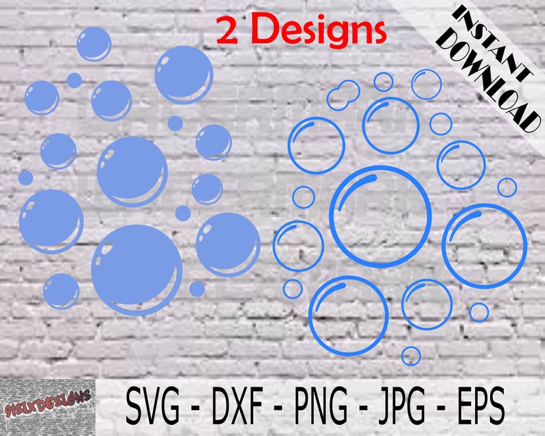 Bubbles SVG Bubbles Cut File Bubbles Clip Art Bath Tub - Etsy