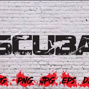 Scuba Diving SVG, Diver SVG Png Eps Dxf Jpg Clipart Snorkeling Swimming ...