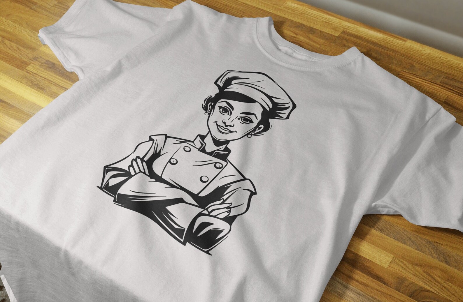 Woman Chef SVG, Culinary Chef SVG, Business Kitchen Graphic Shirt ...