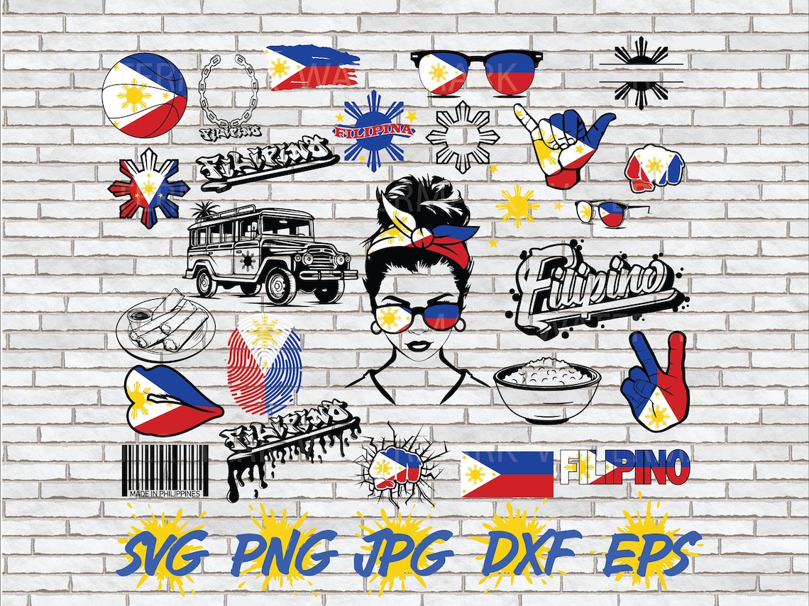 Filipino Flag SVG, Filipino Art, Filipino Bundle, Philippines Svg ...
