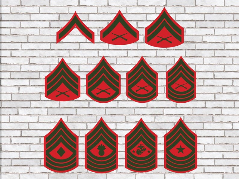 Marines Svg, Enlisted Rankings Insignia Png, USMC Corps Eagle Globe ...