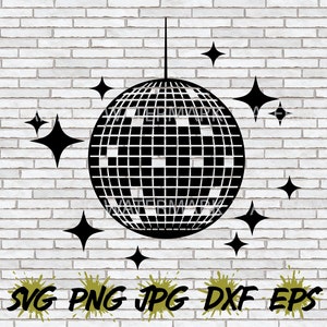 Disco Ball SVG, Disco Dance Png, 80's 80s 90s 90's Retro Throwback ...