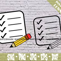 To Do List SVG: Productivity Checklist for Cricut, Planner (digital ...