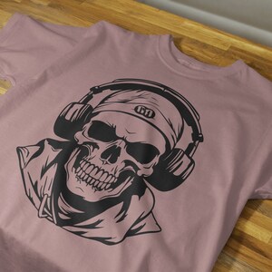 DJ Skull SVG, Skeleton Disc Jockey, Music, Audio Sound Hip Hop Dance ...