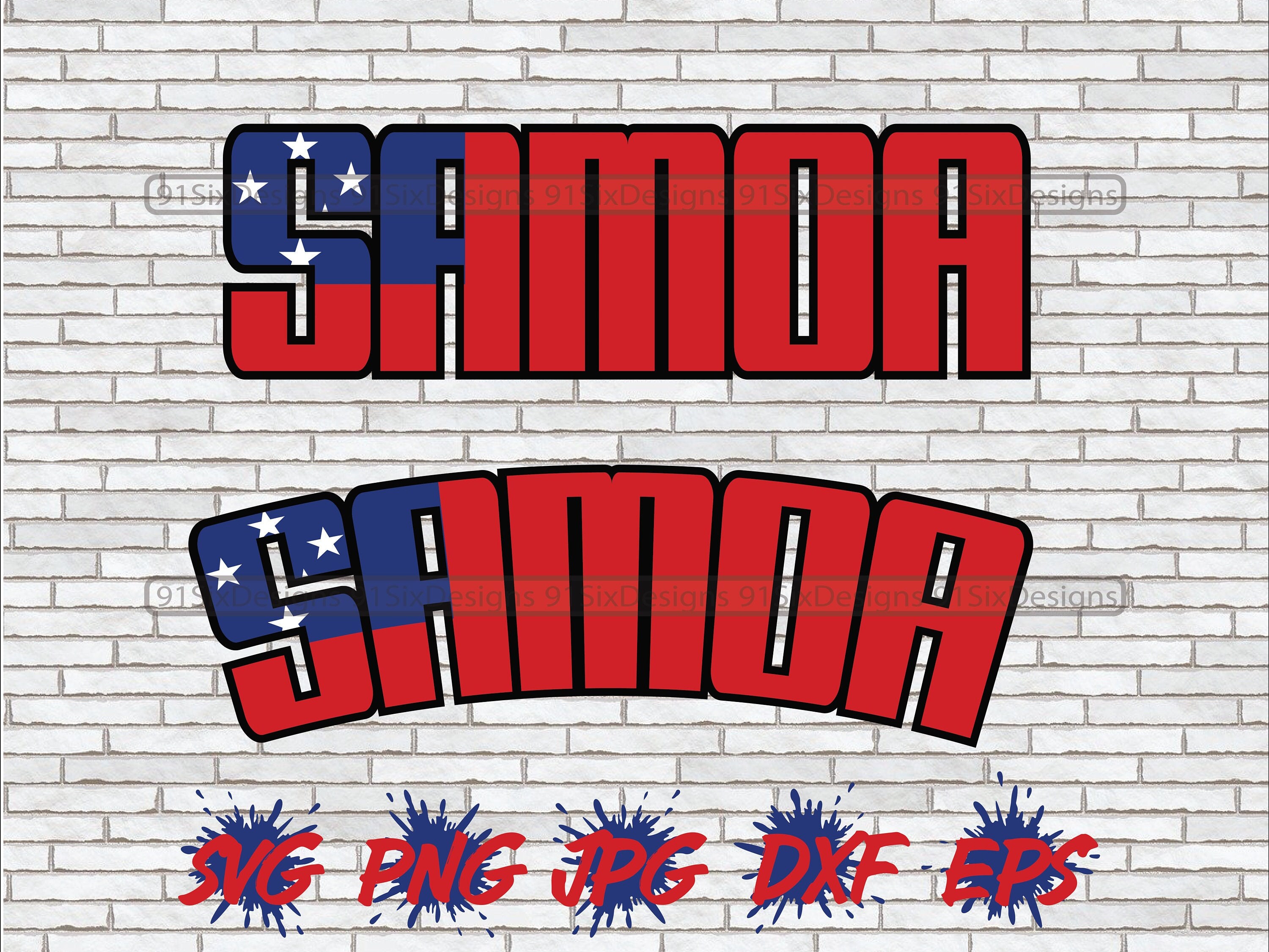 Samoa SVG Bundle, Samoa PNG Download Files, Cut Wall Art Images Map ...