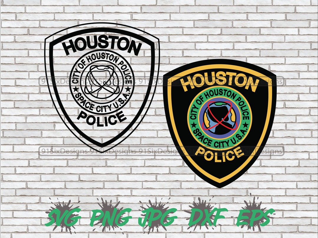 Houston Police Badge SVG, Texas Police Cut File, Houston Clipart Cricut ...