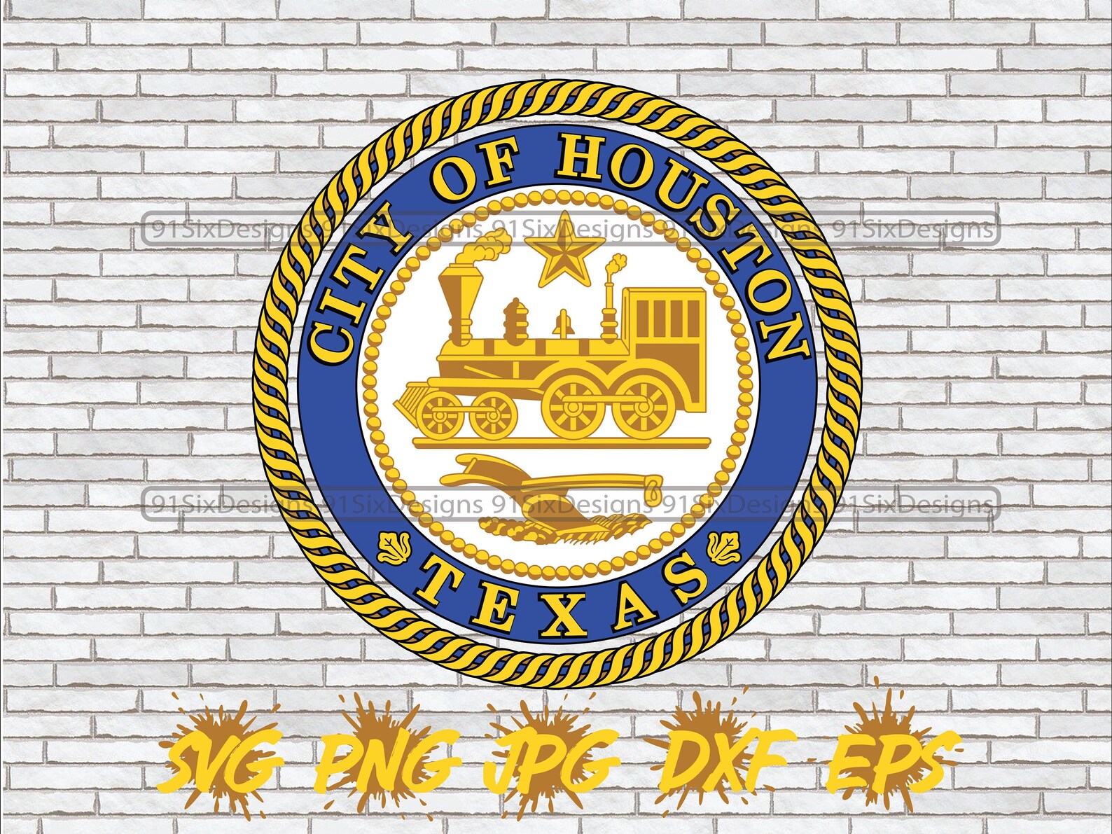 Houston City Seal SVG, Houston PNG, Houston Texas Texan Made in Proud ...