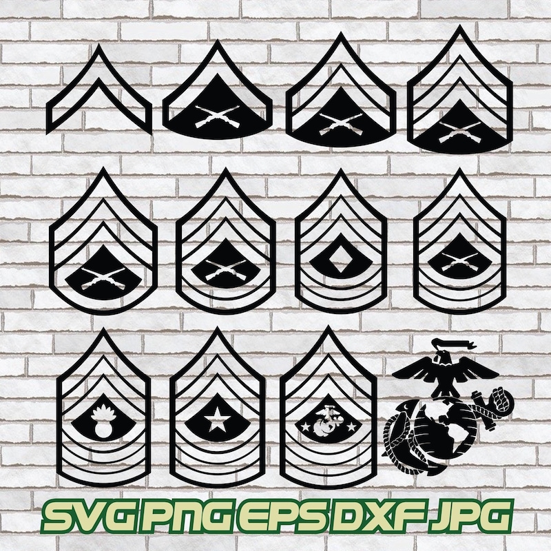 4 Us Marines Stencil - Etsy