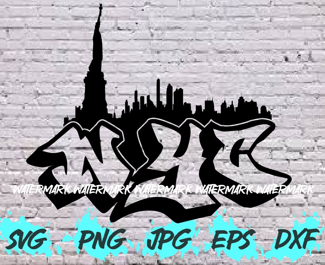New York City SVG, NYC SVG, New York State Skyline Statue of Liberty ...