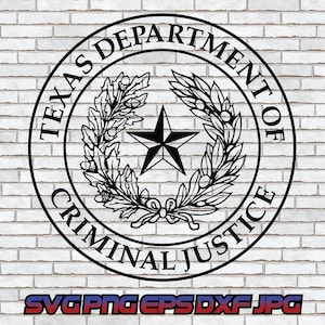 Tdcj Logo Svg - Etsy