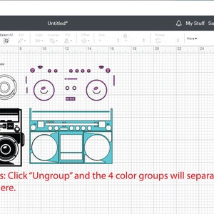 Old Radio SVG Boom Box PNG Music Sound Hip Hop Shirt Design Vintage ...