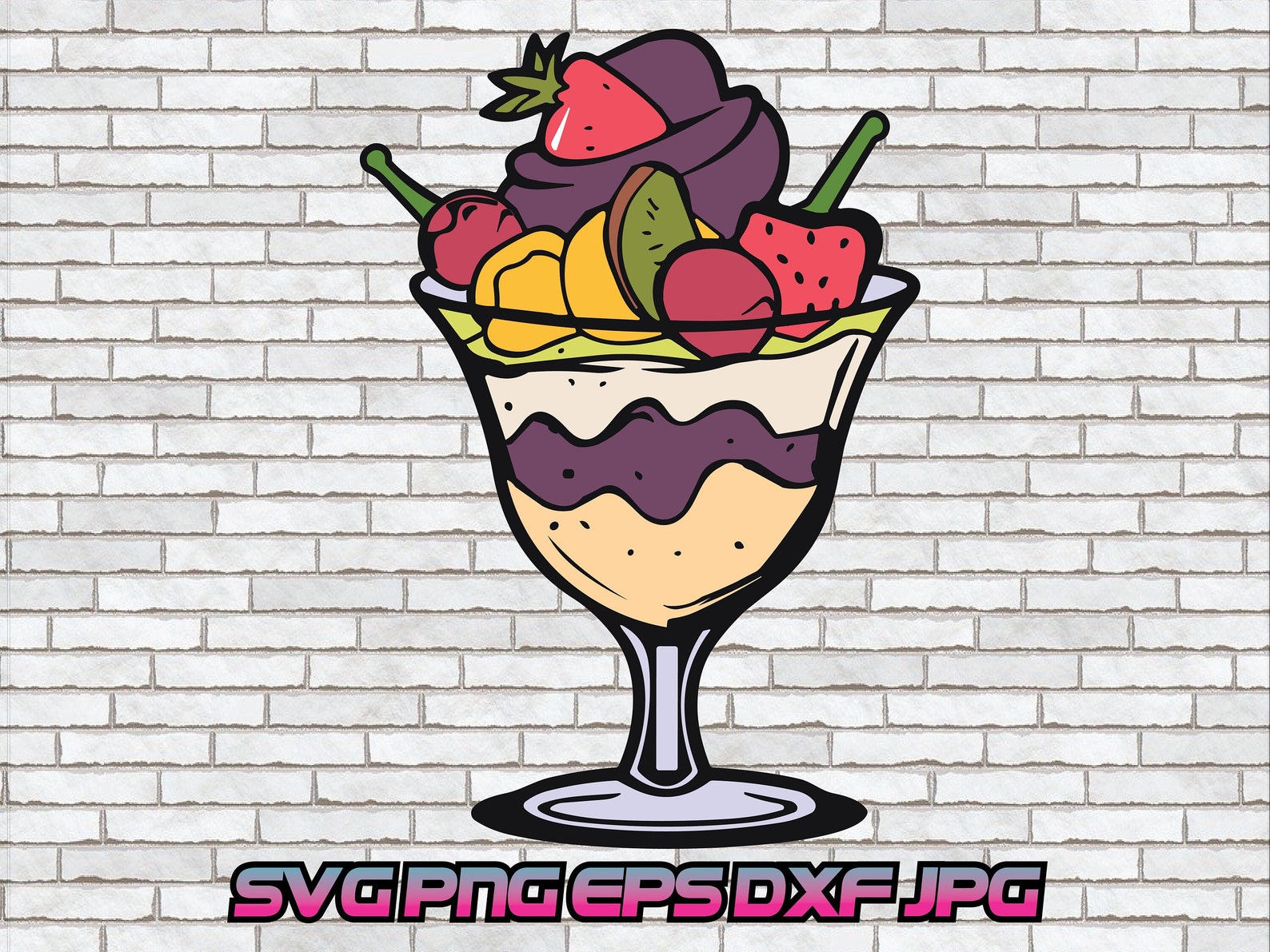 Filipino Food SVG, Lumpia Clipart, Adobo, Pancit, Rice, Halo Halo, Ube ...