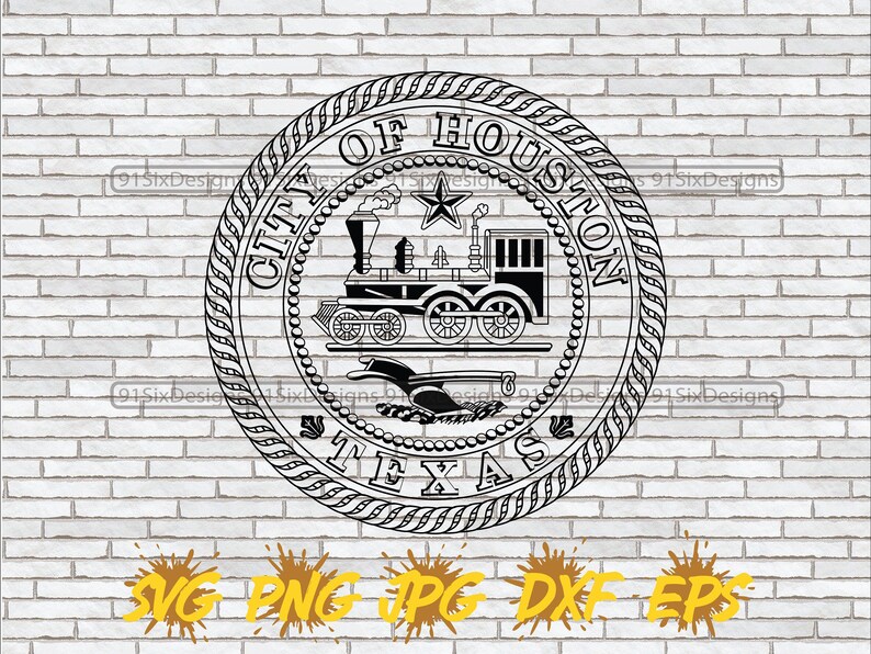Houston City Seal SVG, Houston PNG, Houston Texas Texan Made in Proud ...