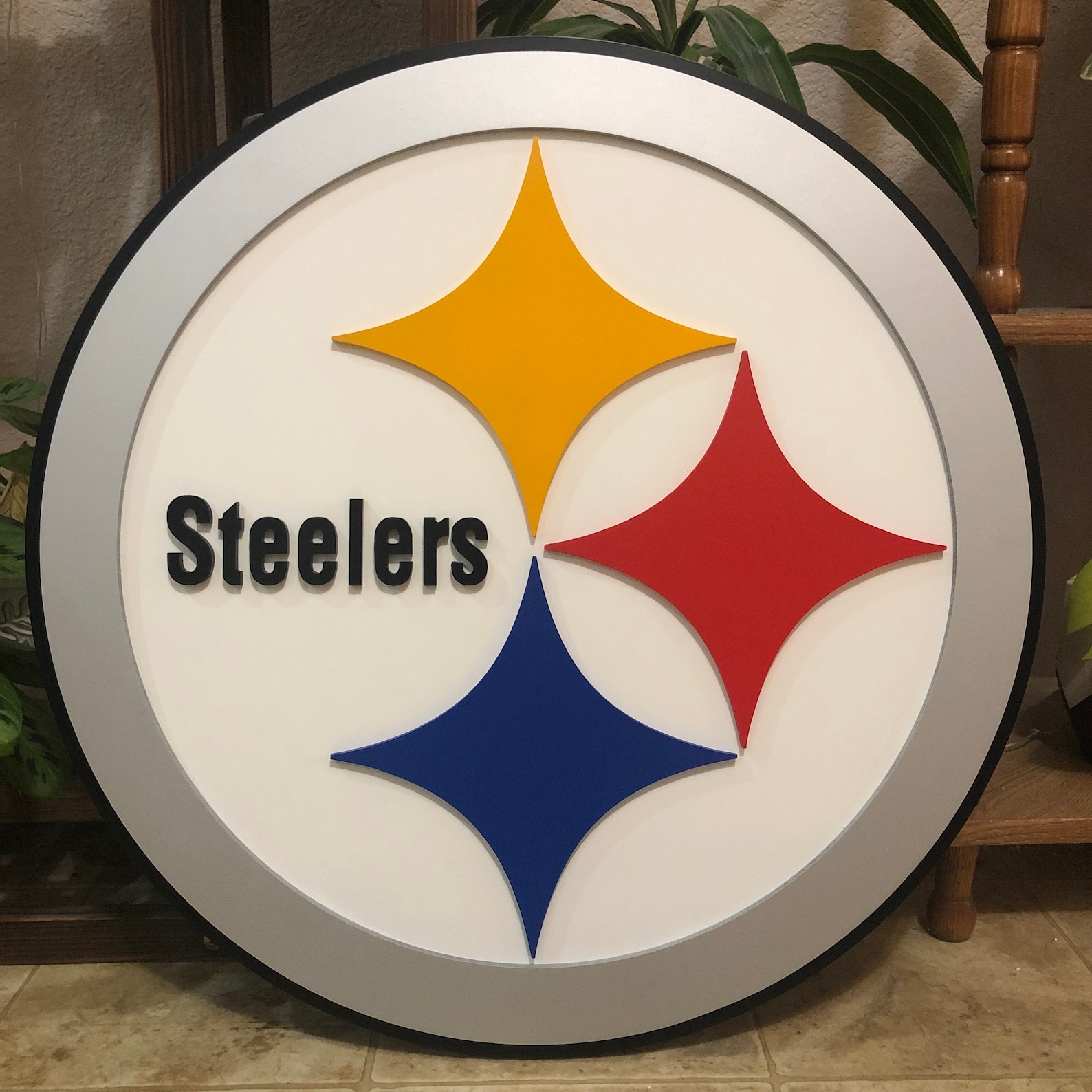 Pittsburgh Steelers sign Steelers wood sign Steelers sign | Etsy