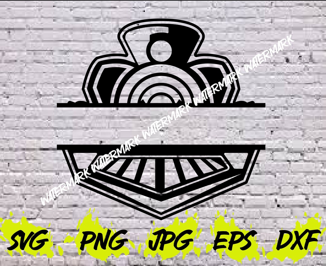 Train Locomotive SVG Png Eps Dxf Png for Cricut Silhouette Split ...