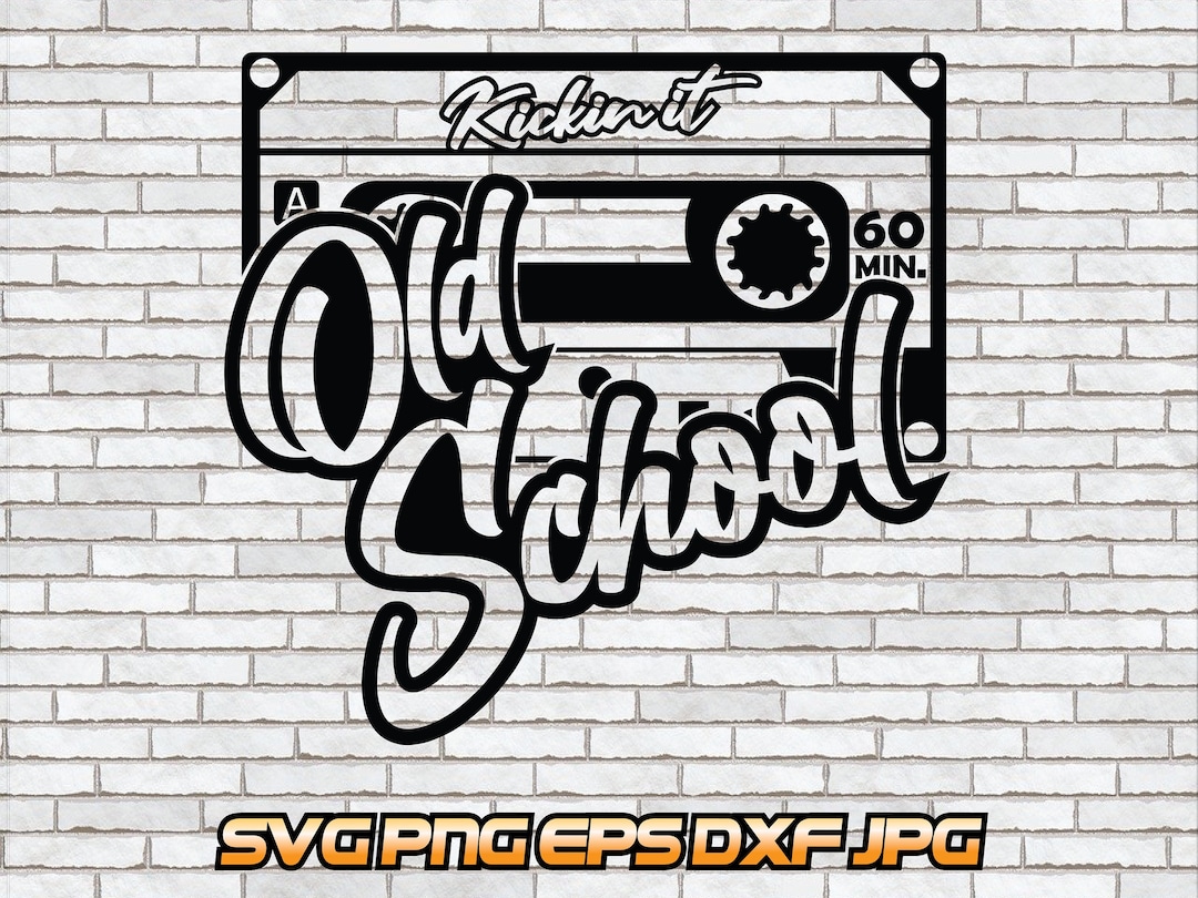 Old School Hip Hop SVG, Cassette SVG, Hip Hop SVG, Cricut Silhouette ...