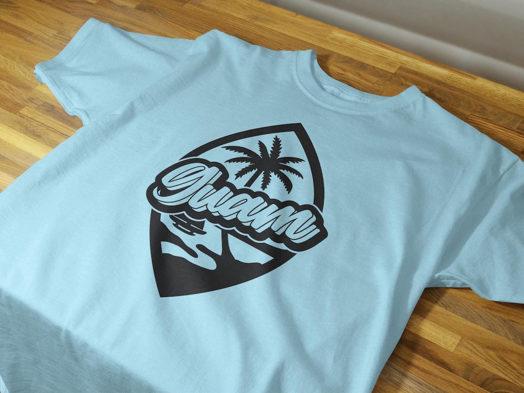 Guam Svg, Guam Flag Vector, Shaka Hand, Guam Crest of Flag, Cut File ...