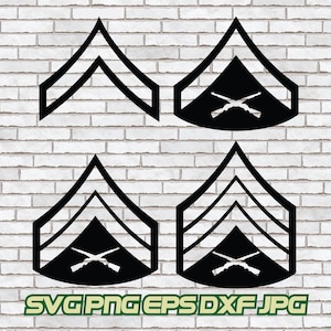 Marines Svg, Enlisted Rankings Png Insignia, USMC Corps Eagle Globe ...