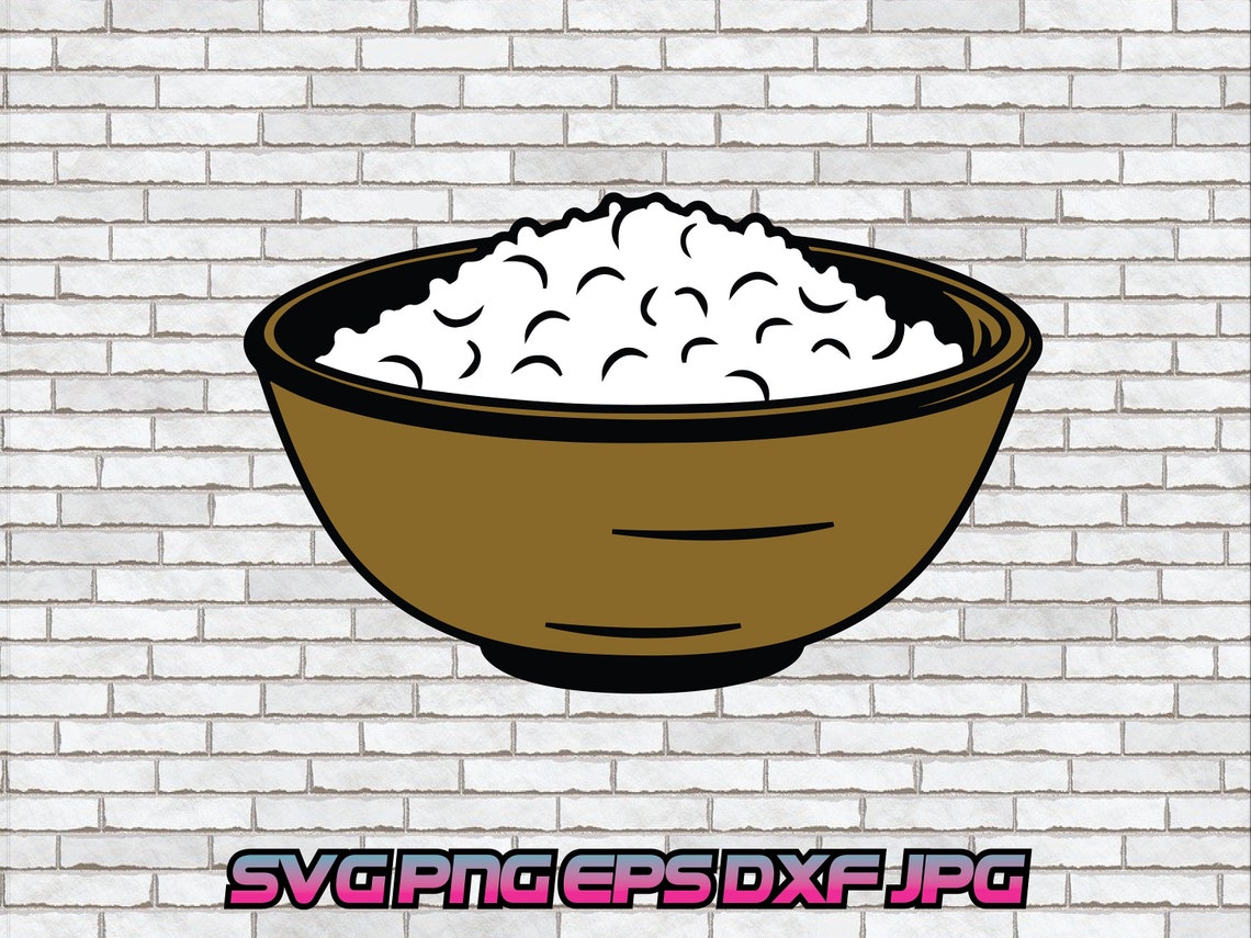 Filipino Food SVG, Lumpia Clipart, Adobo, Pancit, Rice, Halo Halo, Ube ...