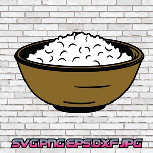 Filipino Food SVG, Lumpia Clipart, Adobo, Pancit, Rice, Halo Halo, Ube ...