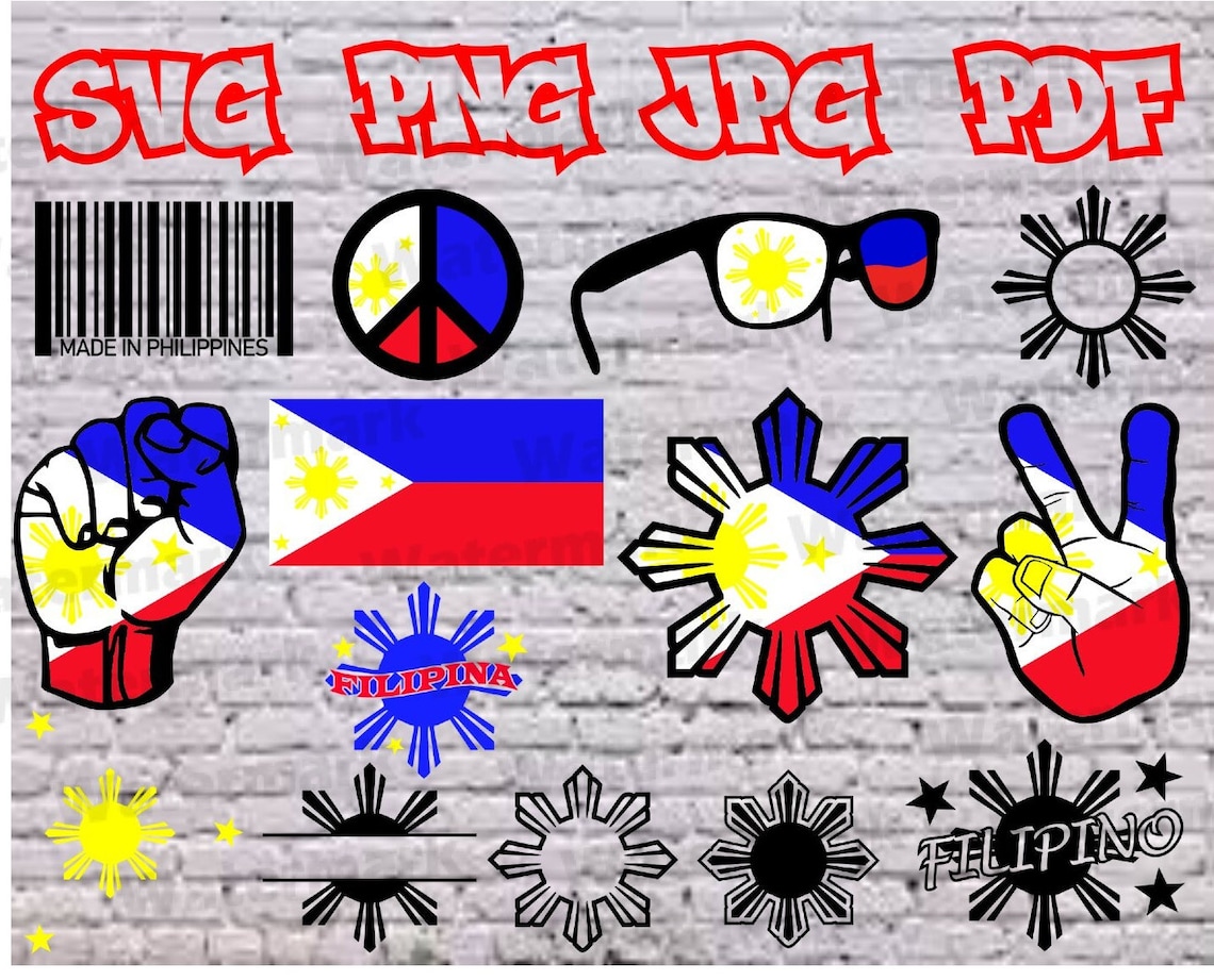 Filipino Flag SVG Filipino Art Filipino Bundle Philippines - Etsy Australia