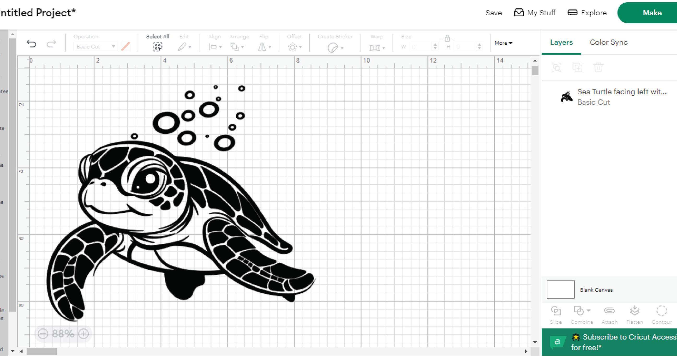 Sea Turtle Svg, Turtle Cut File, Turtle Png, Digital Download, Ocean ...