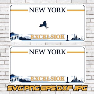 New York License Plate Png, New York Svg, License Plate Svg, License ...