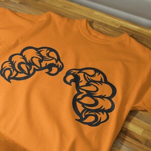 Tiger Paw SVG Cut File, Tiger Paw Print Svg, Wildcat Claws, Wildcats ...