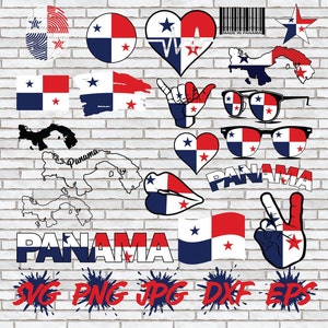Panama Flag SVG Design Bundle Panama Vector Art Image Files - Etsy