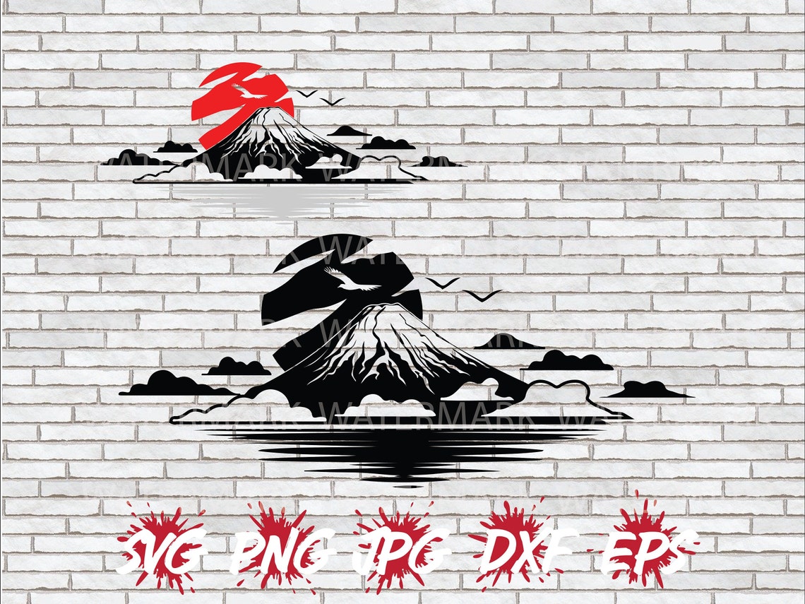 Japan SVG Bundle, Japan Vector, Japan Flag, Sumo, Map, Crane, Japanese ...